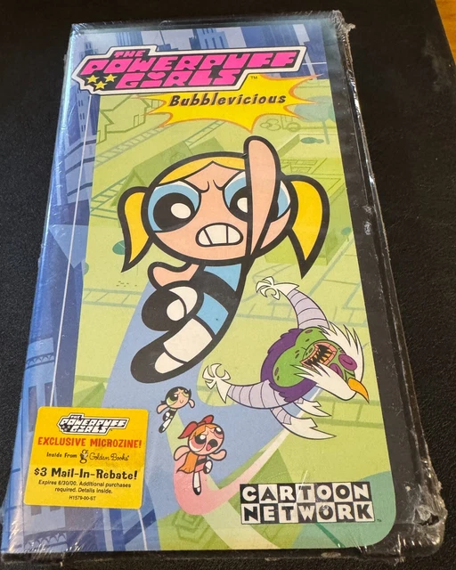 THE POWERPUFF GIRLS- Bubblevicious (VHS Clamshell, 2000) - Cartoon ...