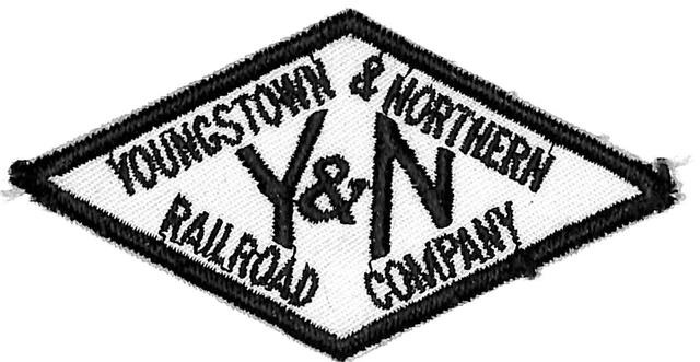 YOUNGSTOWN & NORTHERN Railroad Embroidered Cloth Patch NOS c1960's-70's ...