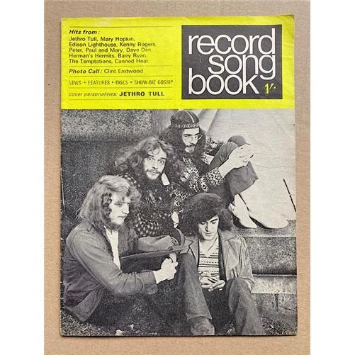 JETHRO TULL RECORD Songbook Magazine March 1970 Jethro Tull Cover With ...