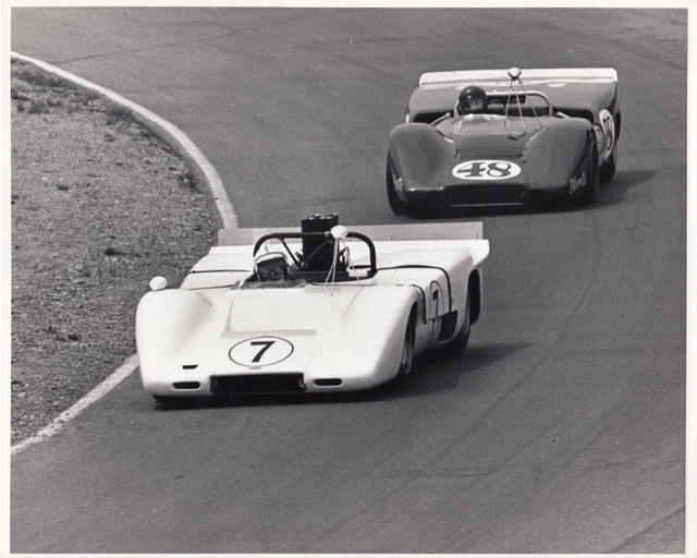 1969 PHOTO ORIGINALE HANS GULDE CAN-AM McLAREN M12 CHAPARRAL JOHN ...