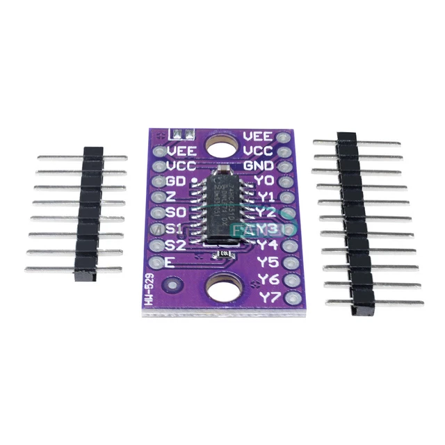 74HC4051 8 CHANNEL Mux Analog Multiplexer Demultiplexer Module for ...