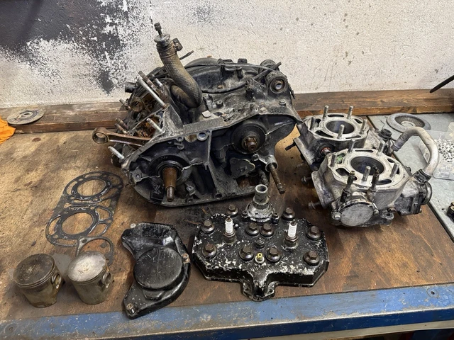 YAMAHA RZ 250 R Engine Motor Gearbox Cylinder Cylinder RD 250 350 29L ...