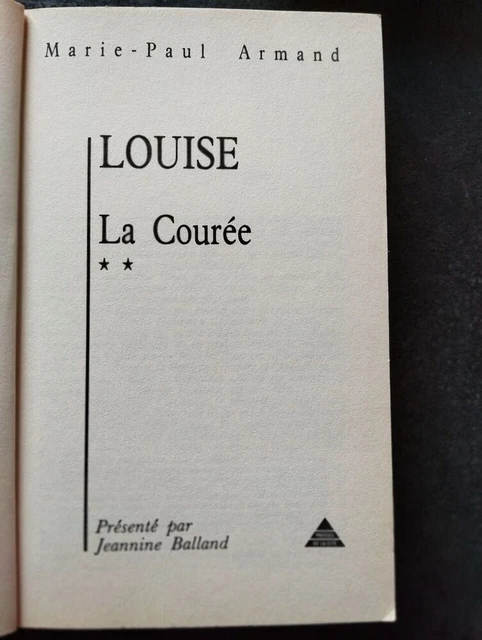 LOUISE | ARMAND Marie-Paul | Bon état EUR 5,00 - PicClick FR