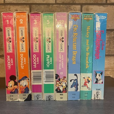 WALT DISNEY CARTOON Classics VHS LOT 20 PIECES au hasard EUR 20,73 ...