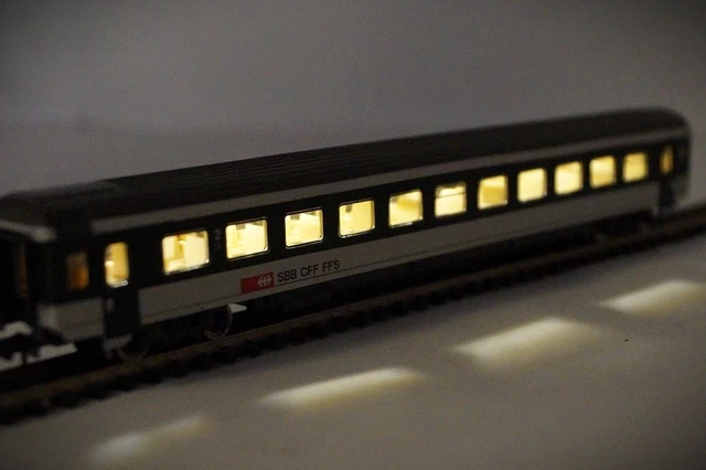1:160 N GAUGE Roco 24331 Passenger Car 2. Class of The Swiss SBB ...