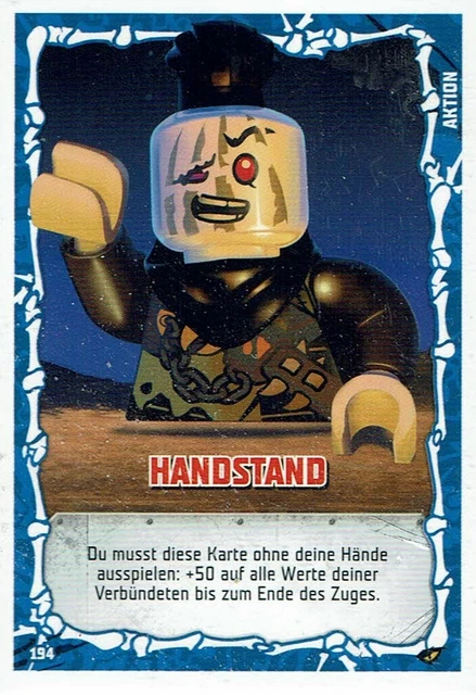 LEGO NINJAGO SERIE 4 TCG Figurine Mappa No. 194 Handstand EUR 1,00 ...