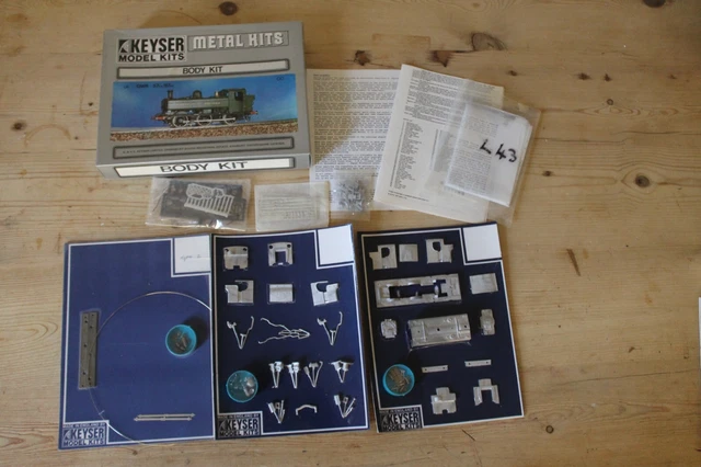 KEYSER 00 GAUGE VINTAGE WHITE METAL GWR CLASS 57xx/87xx LOCO KIT BOXED ...