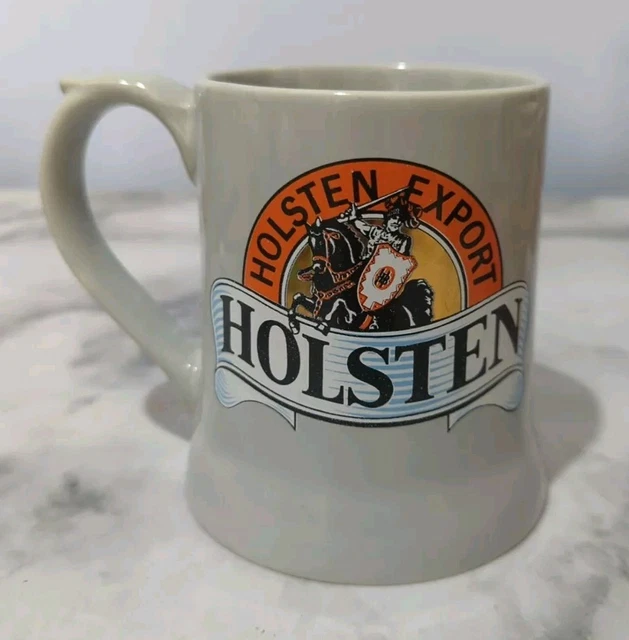 HOLSTEN EXPORT LAGER Beer Mug Tankard with Knight on horse Wade PDM ...