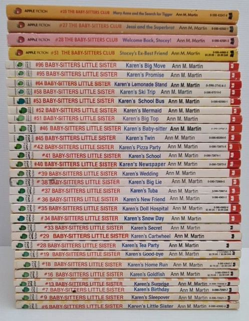 THE BABY SITTERS Club Little Sister Bulk Bundle Book Lot x 32 90s Girls ...