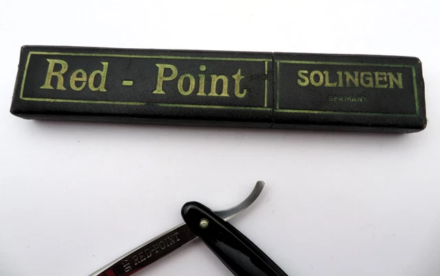 VINTAGE RED POINT Razor 917 Anton Wingen Jr. Soligen Germany Clean ...