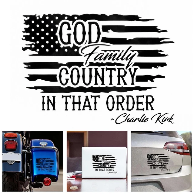 CHARLIE KIRK'S TRUE American Hero Car Bumper Stickers Car decoration ...