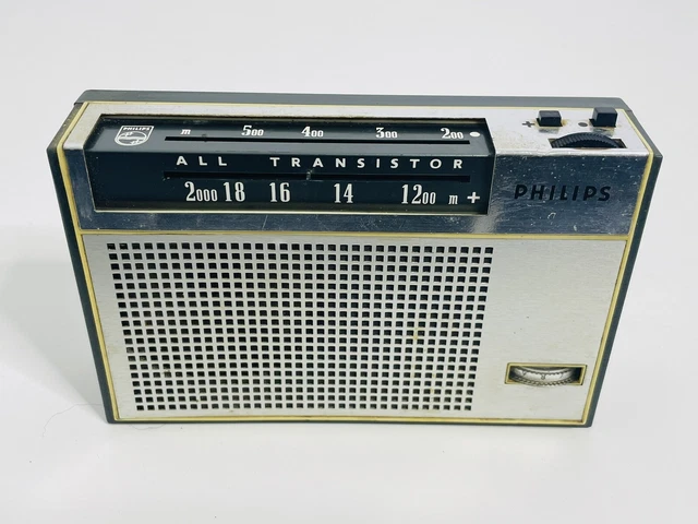 PHILIPS ALL TRANSISTOR Vintage Radio 1960s EUR 30,00 - PicClick FR