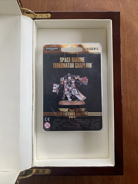WARHAMMER 40K - Space Marine Terminator Chaplain - Limited Collectors ...