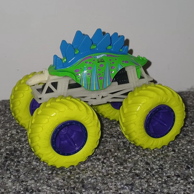 HOT WHEELS MOTOSAURUS Monster Truck X-Wreckers Glow In The Dark Rare 1: ...