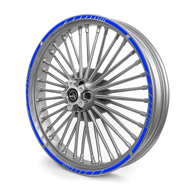 SET TRIMS WHEELS 16/21 SPEED Blue For Triumph 1200 Scrambler XC 2019 ...
