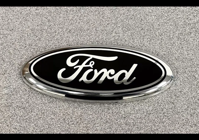FORD FOCUS MK3 Rear Badge Emblem black (2011-2014), Fits Cmax, 14.5cm x ...