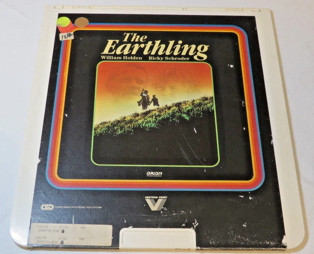 THE EARTHLING WILLIAM Holden Ricky Schroder Orion disque vidéo CED film ...