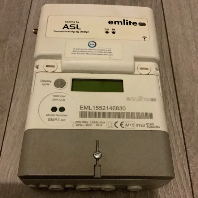 EMLITE SMS ELECTRIC Meter ASLH382 Automatic Meter Reading by GPRS2yd £ ...
