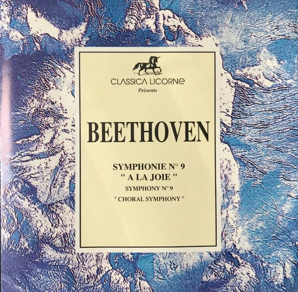 LUDWIG VAN BEETHOVEN Symphonie N°9 ''A La Joie'' - CD EUR 6,99 - PicClick FR
