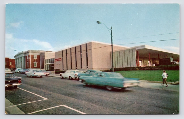C1960S~HICKORY NORTH CAROLINA NC~POst Office~Downtown~Cars~Vintage VTG Postcard $3.99 - PicClick