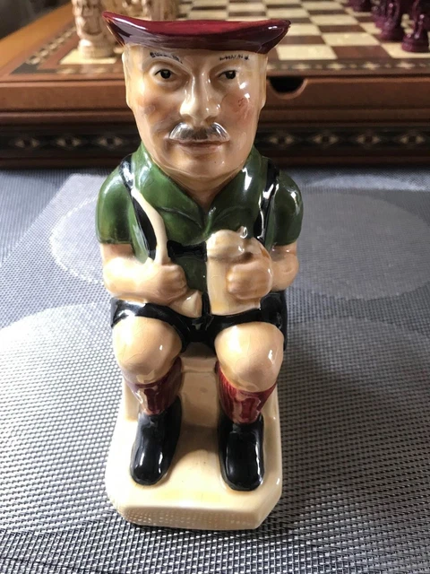 TONY WOOD STAFFORDSHIRE Large Character Toby Jug Green Coat MINT £23.60 ...