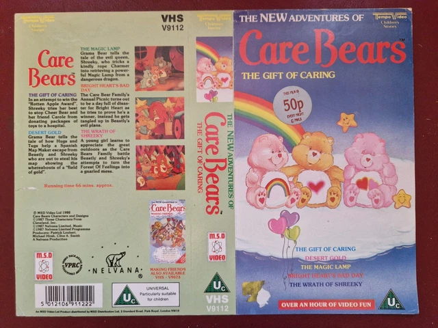 CARE BEARS - The Gift of Caring - Tempo Video - Used Video Sleeve/Cover ...
