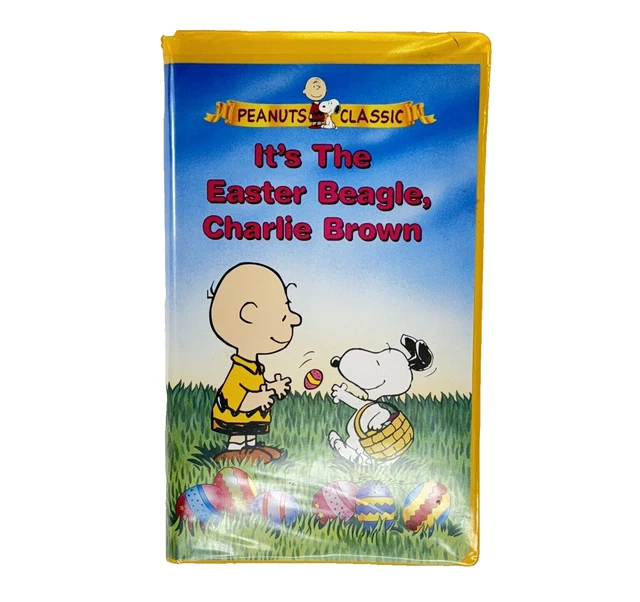 IT'S THE EASTER Beagle, Charlie Brown VHS 1996 Clamshell Peanuts ...