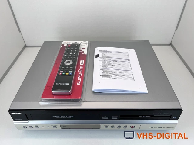 PHILIPS DVDR3430V - DVD + VHS Video Recorder - VCR - DVD Rekorder ...