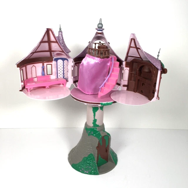 DISNEY STORE PRINCESS Tangled Rapunzel Tower 17" Castle Playset Magic £ ...