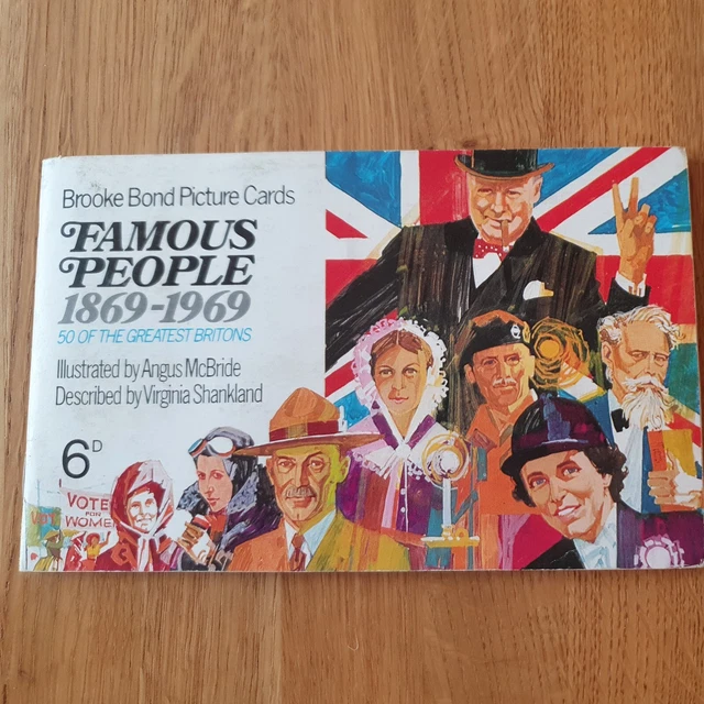 BROOKE BOND - Famous People Incomplete Album 50 Picture Cards £0.99 ...