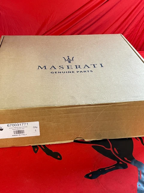 MASERATI REAR BRAKE disc 670031771 Suits Ghibli,levante,QP £140.00 ...
