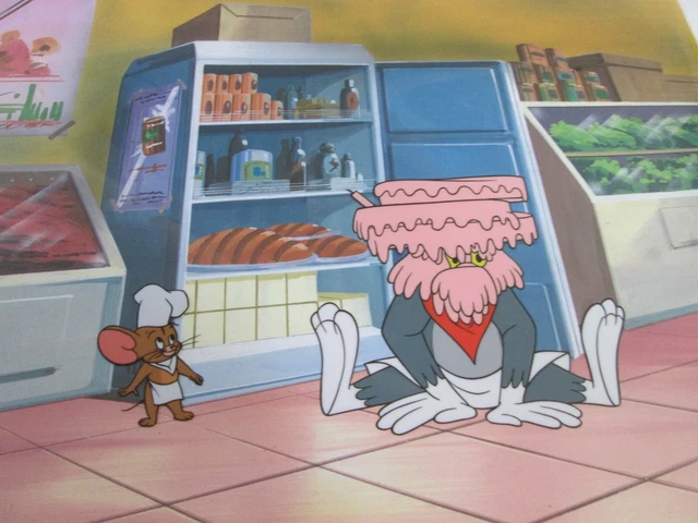 MGM TOM AND Jerry 1964 Production Cel Chuck Jones hand-inked with ...