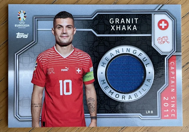 TOPPS MATCH ATTACK Euro 2024 Granit Xhaka Relic Card LR8 EUR 36,18 ...