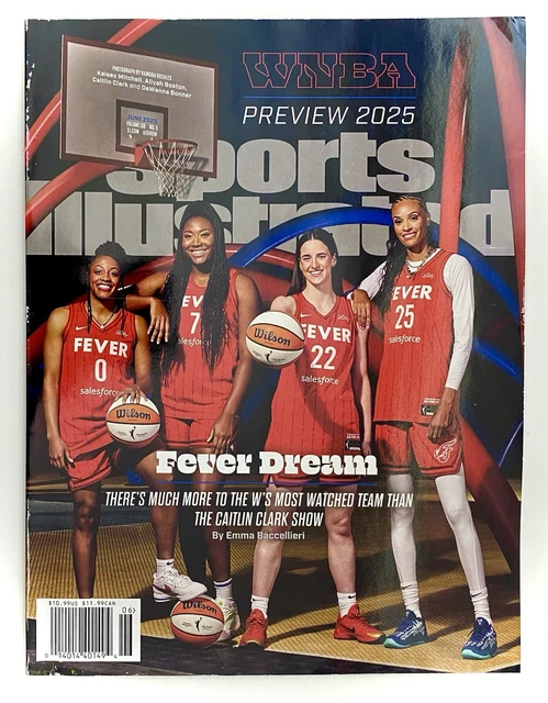 CAITLIN CLARK INDIANA Fever Sports Illustrated Magazine June 2025 ...