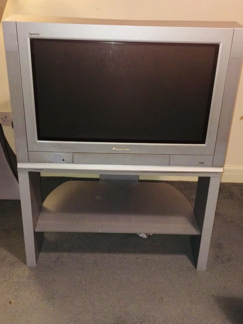 PANASONIC QUINTRIX TX 28PL10 Vintage Retro Gaming CRT TV with Stand £50 ...