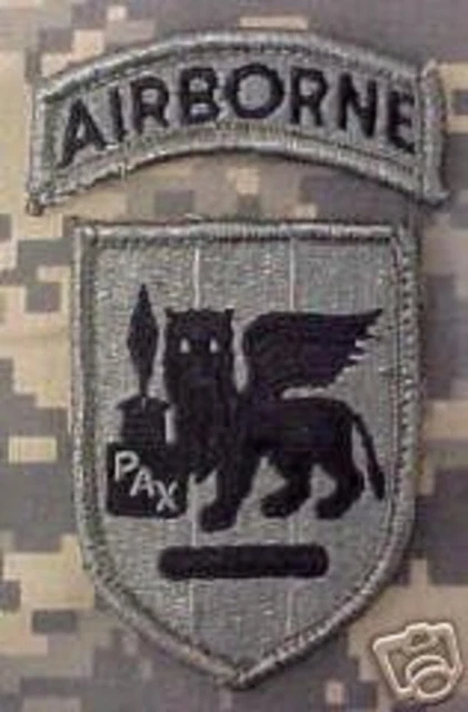 SOUTHERN EUROPEAN TASK Force SETAF-AF vêlkrö 2-PC: AIRBORNE TAB + PAX ...