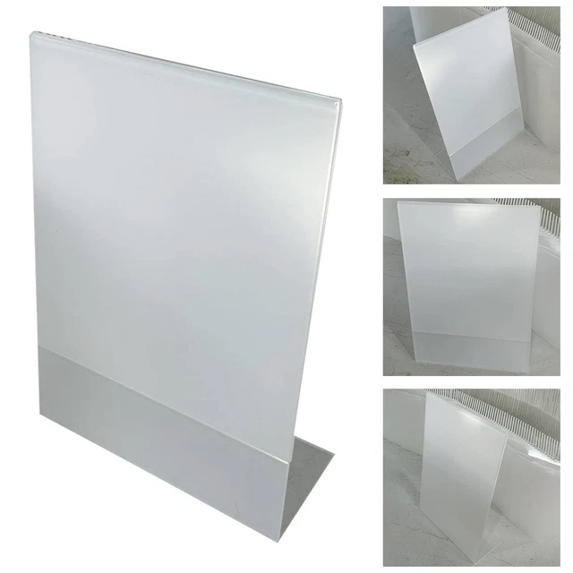 CLEAR ACRYLIC DISPLAY Solution for Signage and For Business Cards ...