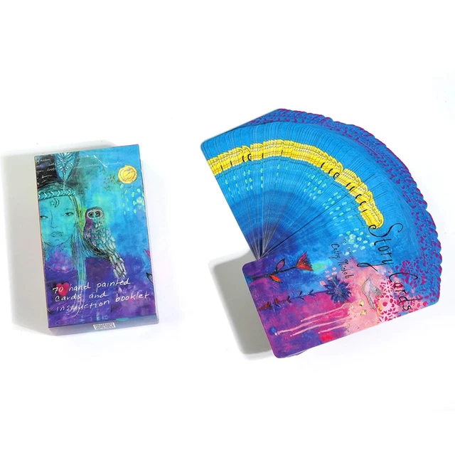 ENGLISH STORY CARDS Tarot Cards Fate Divination Oracle Cards 70 Cards ...