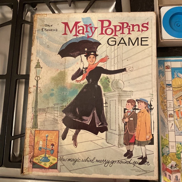 WALT DISNEY’S MARY POPPINS 1960's Board Game By Whitman £18.07 ...