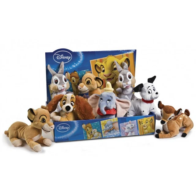 PELUCHE BAMBIE DUMBO Panpan Dalmatien Lady Simba 20cm Assorties GG01080 ...