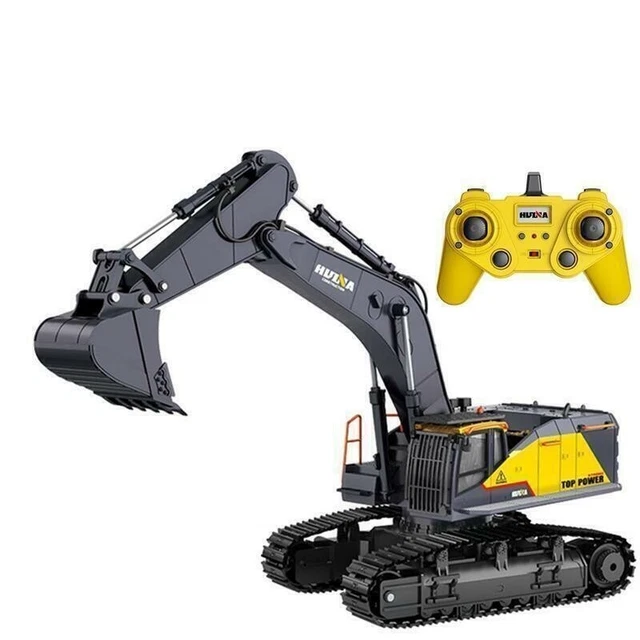 HUINA 1592 1:14 2.4Ghz RC Truck Remote Excavator Truck Remote Control ...