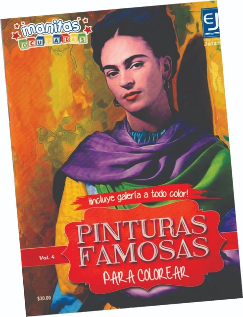 LIBRO PARA COLOREAR "Pinturas Famosas Para Colorear 4", En Español $9. ...