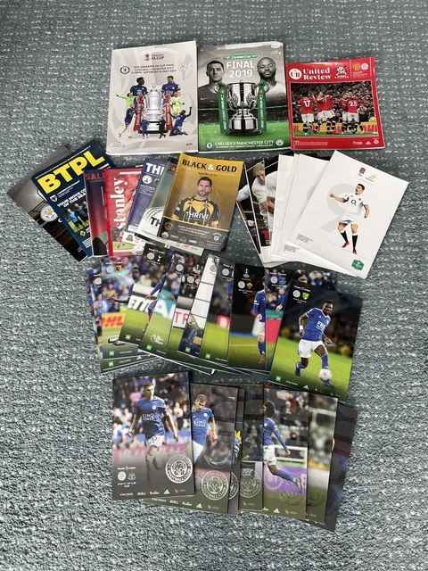 LEICESTER CITY PROGRAMMES Plus Few Others Job Lot See List £15.00 ...
