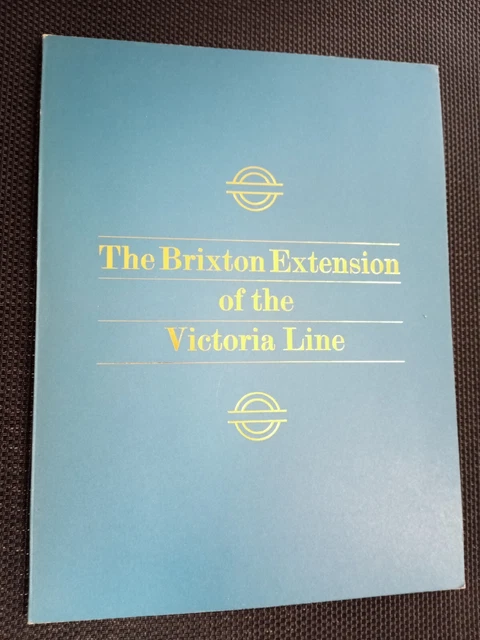 THE BRIXTON EXTENSION of the Victoria Line, London Underground. Vgc ...