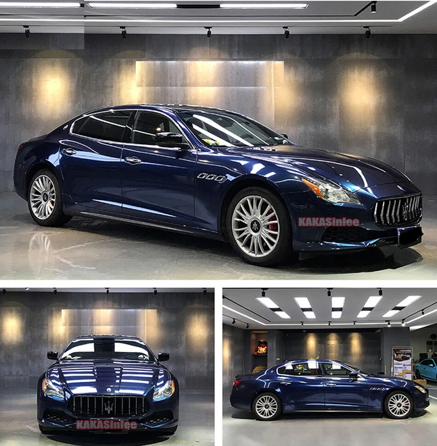 NIGHT BLUE ENTIRE Car Wrap Pearl Gloss Sparkle Metallic Chrome Vinyl ...