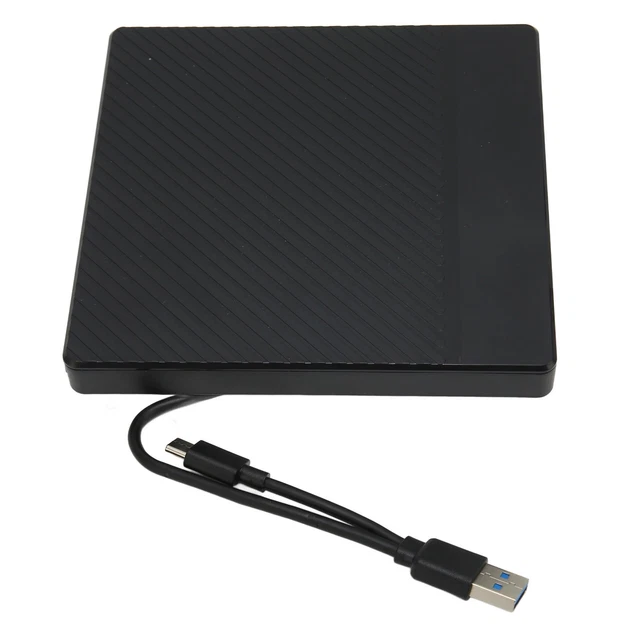 CD ROM REWRITER External DVD Drive Portable 5Gbps Transfer For Office ...