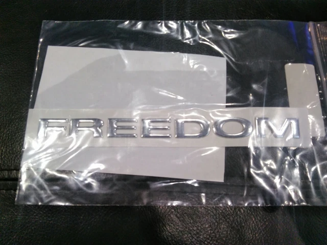 GENUINE NEW FORD FREEDOM REAR BADGE Emblem Fiesta Focus Mondeo Galaxy ...