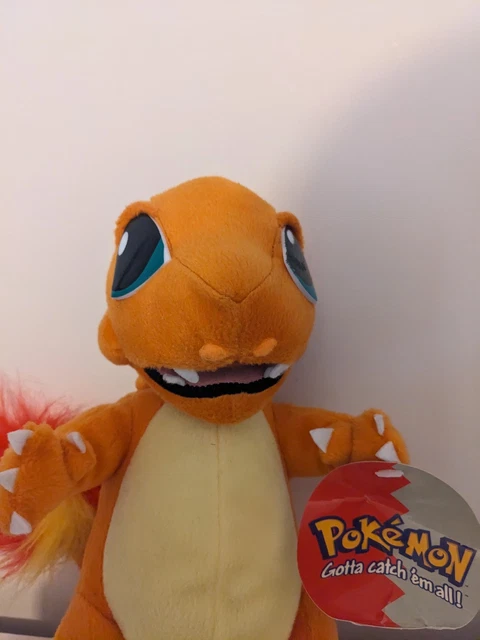 POKEMON CHARMANDER SOFT Plush Toy 11” Nintendo Vintage 2000 Play By ...