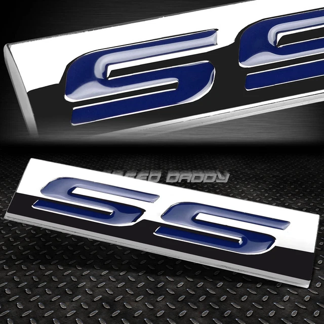 3M METAL GRILL Trunk Emblem Decal Logo Trim Badge Polished Blue ...