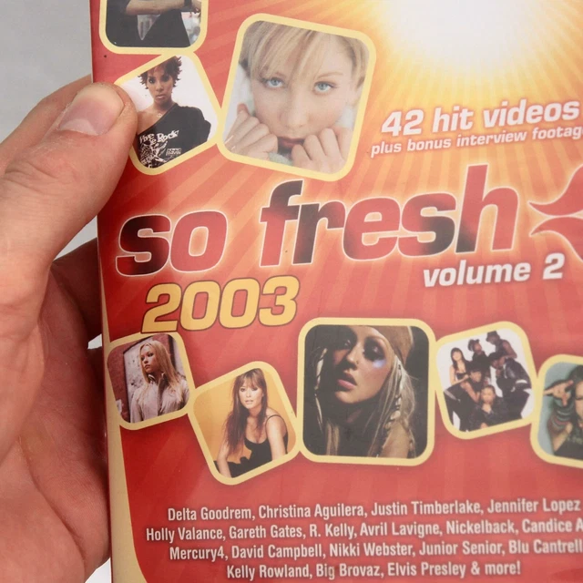 SO FRESH THE Hits 2003 Volume 2 DVD Delta Christina Timberlake J-Lo ...